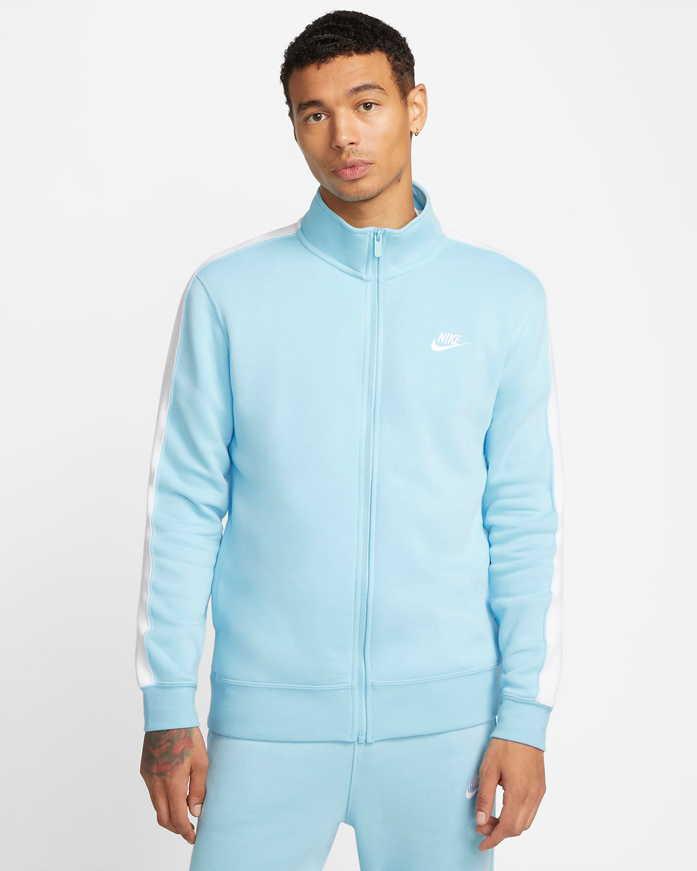 Nike Club Fleece Blue Chill Clothing Collection