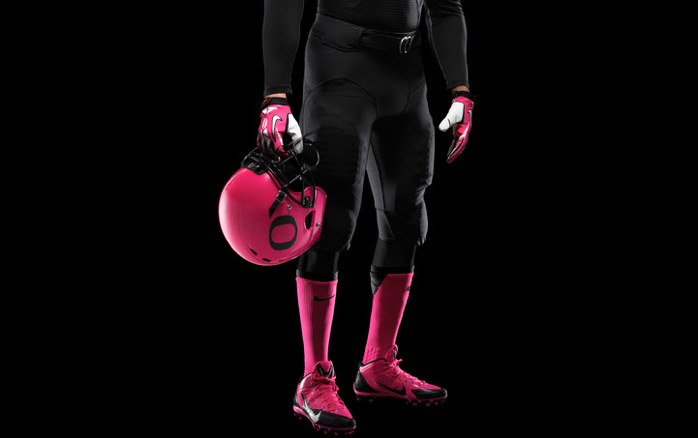 Oregon Ducks Pink Nike Uniforms | SportFits.com