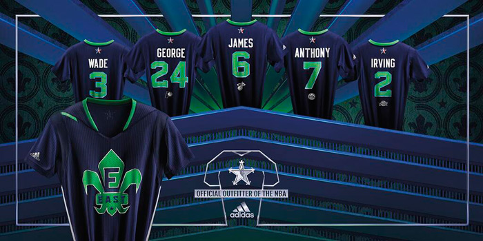 adidas NBA All-Star 2014 East Jerseys | SportFits.com