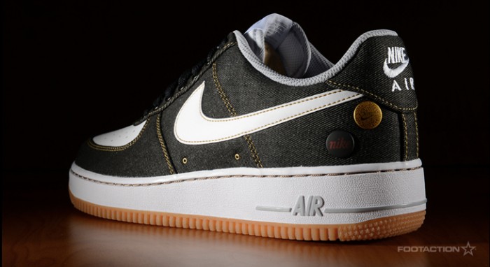 Nike Air Force 1 Black Denim | SportFits.com