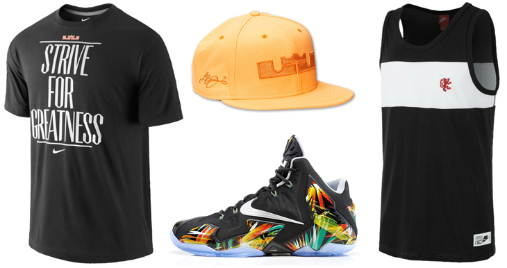 Nike LeBron 11 Everglades Clothing Shirts Shorts Hats | SportFits.com