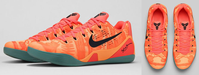 Nike Kobe 9 Bright Mango Socks | SportFits.com