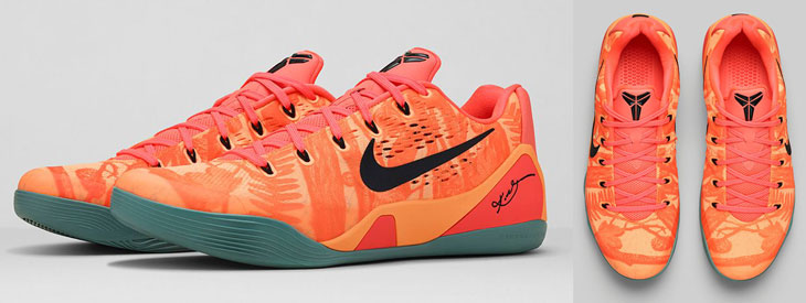 Nike Kobe 9 Bright Mango Socks | SportFits.com