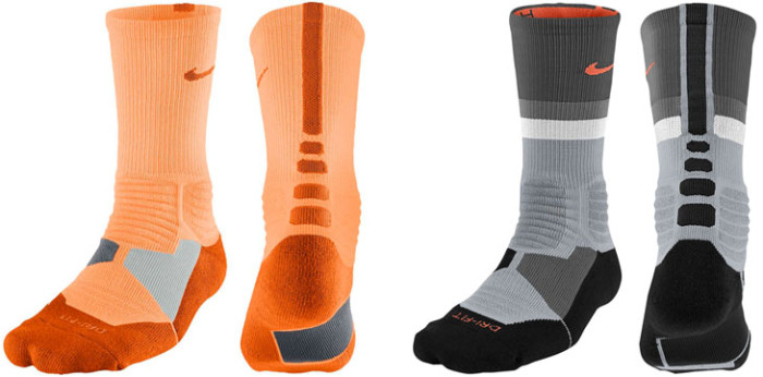 Nike Kobe 9 Bright Mango Socks | SportFits.com