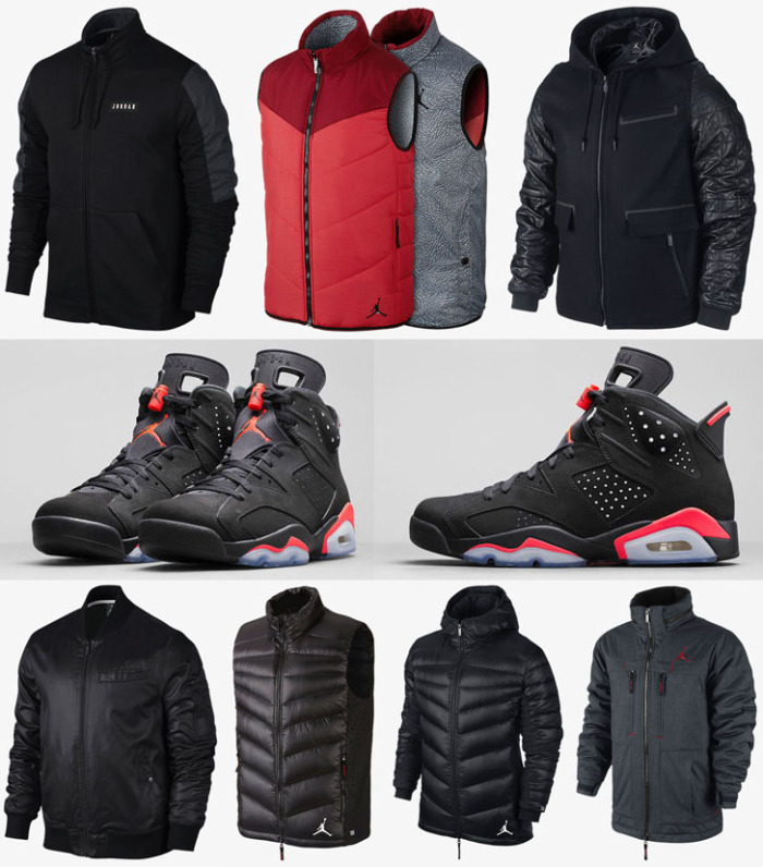 Jordan Jackets to Wear with the Air Jordan 6 Black Infrared 23 ...
