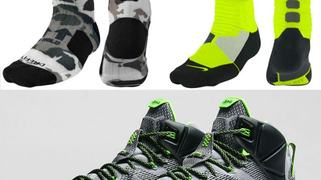 Nike LeBron Socks to Wear with the Nike LEBRON 12 "Dunk Force ...