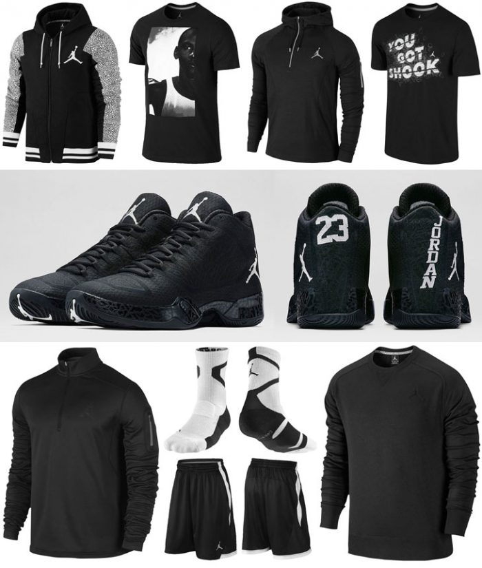 Air Jordan XX9 Blackout Clothing Shirts Shorts Socks | SportFits.com
