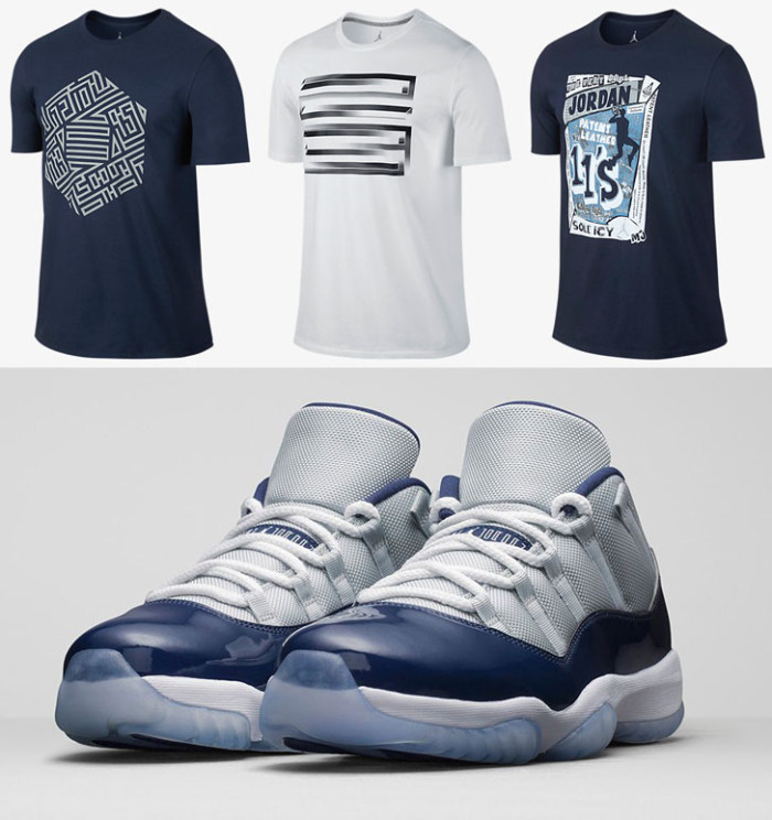 Air Jordan 11 Low Georgetown Shirts | SportFits.com