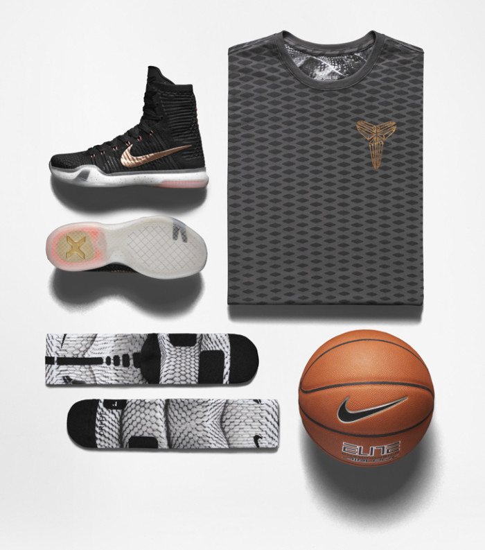 Nike Kobe X Elite Rose Gold Shirt and Socks | SportFits.com