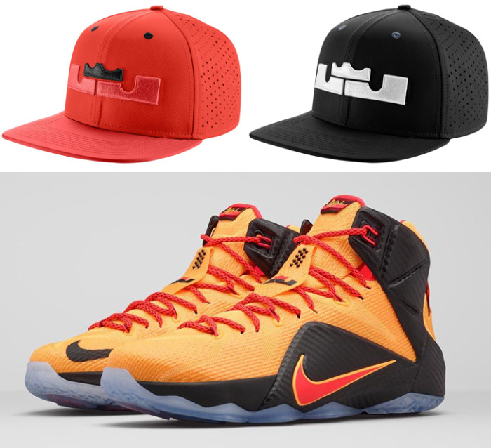 Nike LeBron 12 Witness Cleveland Hats | SportFits.com