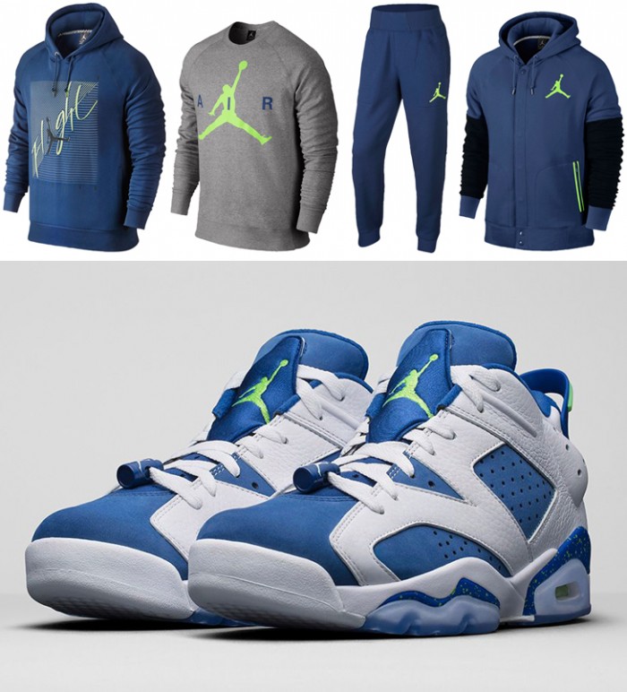 Air Jordan 6 Low Insignia Blue Apparel | SportFits.com