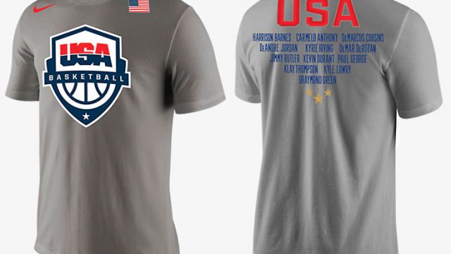 Nike Basketball Team USA Roster Shirt | SportFits.com