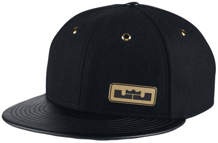 Nike LeBron Strapback Hat Black Gold | SportFits.com
