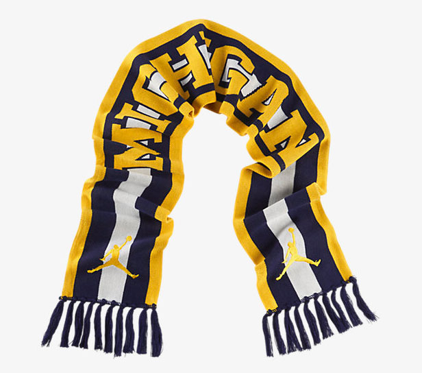 Jordan Michigan College Scarf | SportFits.com