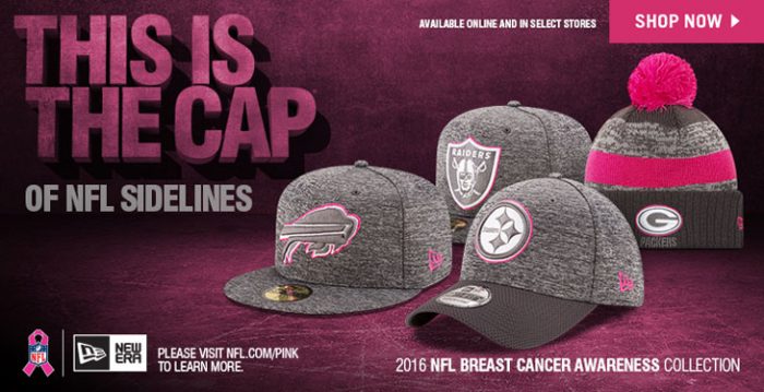 New Era 2016 NFL Breast Cancer Awareness Hats | SportFits.com