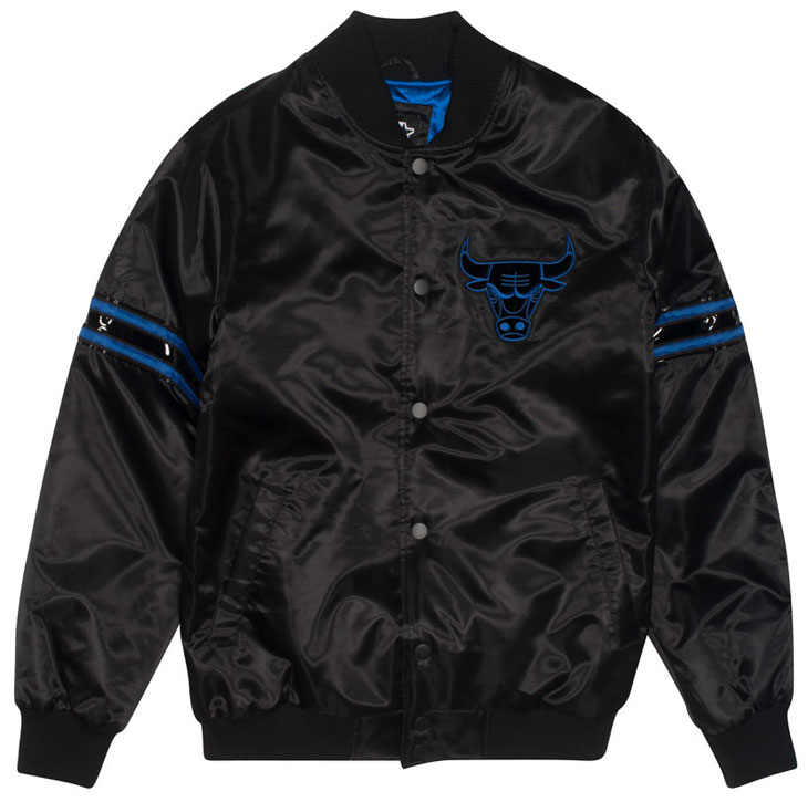 Jordan 11 Space Jam Bulls Starter Jacket | SportFits.com