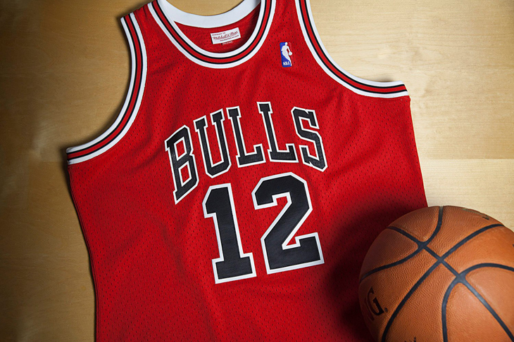 Chicago Bulls Michael Jordan 12 Jersey by Mitchell and Ness | SportFits.com