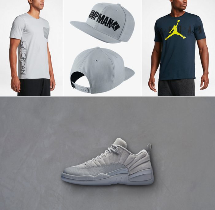 Air Jordan 12 Low Wolf Grey Clothing | SportFits.com