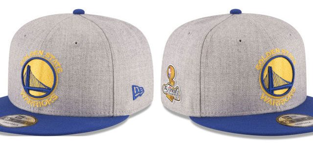 New Era Golden State Warriors 2017 NBA Champions Heather 2Tone Patch ...