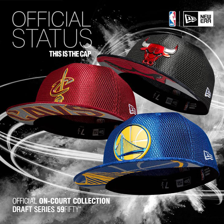 New Era NBA On Court 2017 Draft Caps | SportFits.com