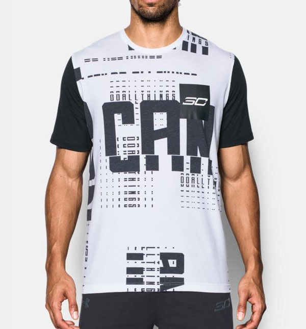 Under Armour Stephen Curry SC30 “I Can Do All Things” Allover Print Tee ...