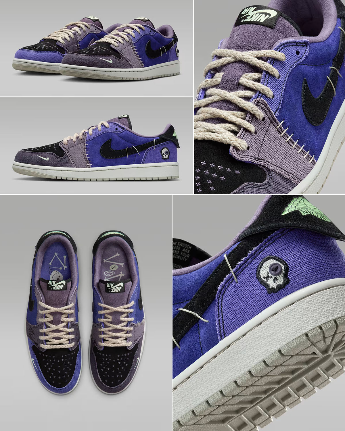 Air Jordan 1 Low OG Zion Voodoo Alternate Sneakers and Shirt
