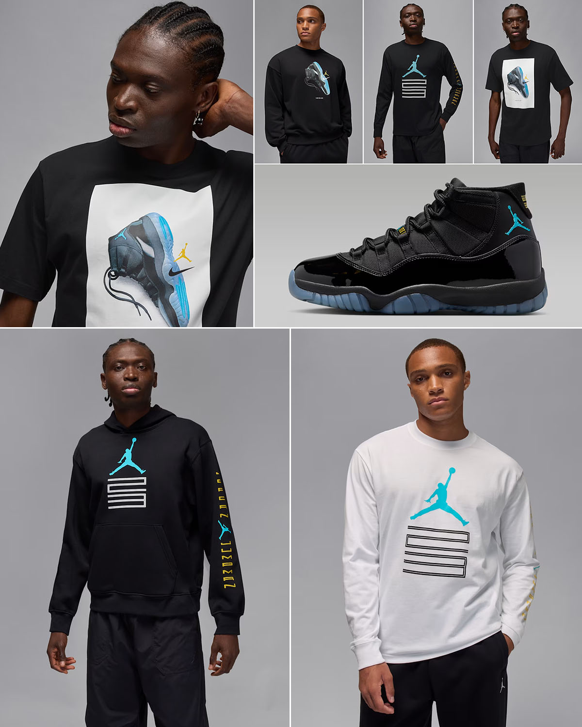 Air Jordan 11 Gamma Blue 2025 x Jordan Flight Balaclava Hood
