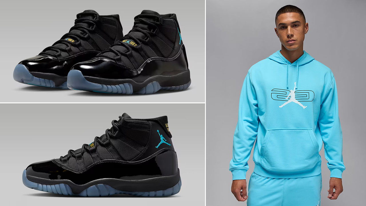 Air Jordan 11 Gamma Blue 2025 x Jordan Sport Dri Fit Apparel