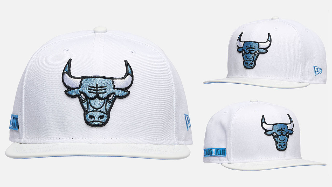 Air Jordan 11 Legend Blue Hat New Era Bulls Snapback Cap