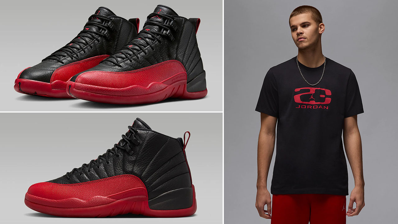 Air Jordan 12 Flu Game 2025 Shirts Hats Clothing Outfits