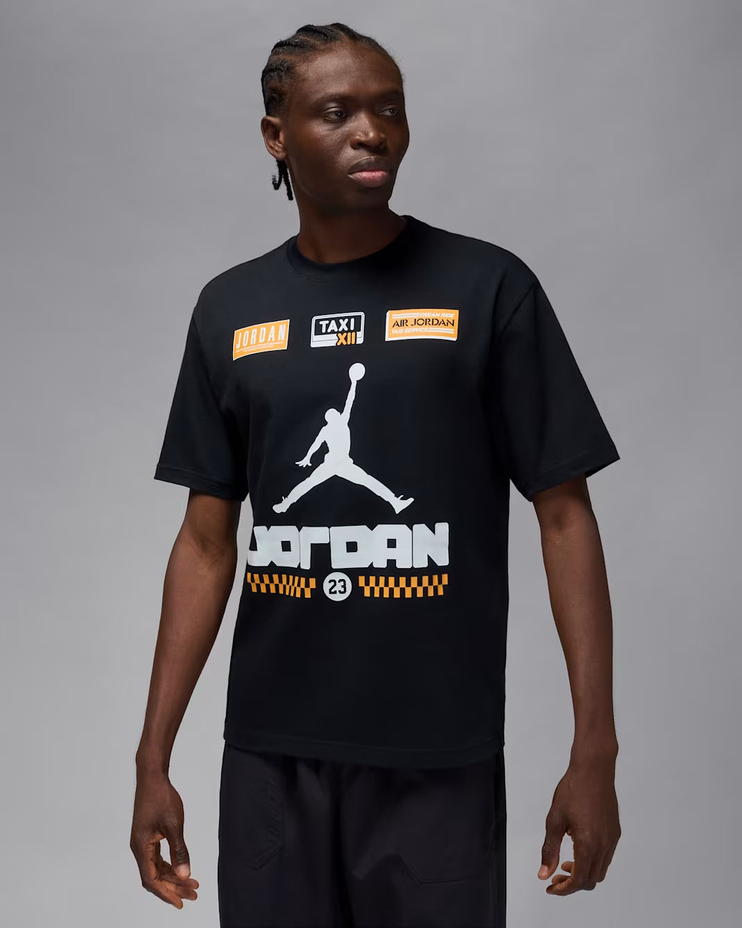 Air Jordan 12 Taxi 2025 Sneakers and T Shirt Outfit