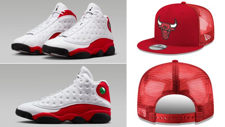 Air Jordan 13 Chicago 2026 New Era Bulls Hats to Match