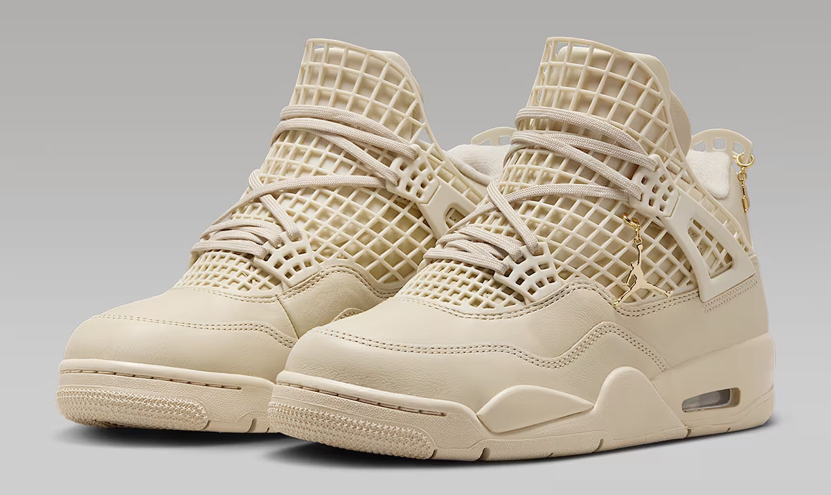 Air Jordan 4 Net Rattan Womens Sneakers and Clothing