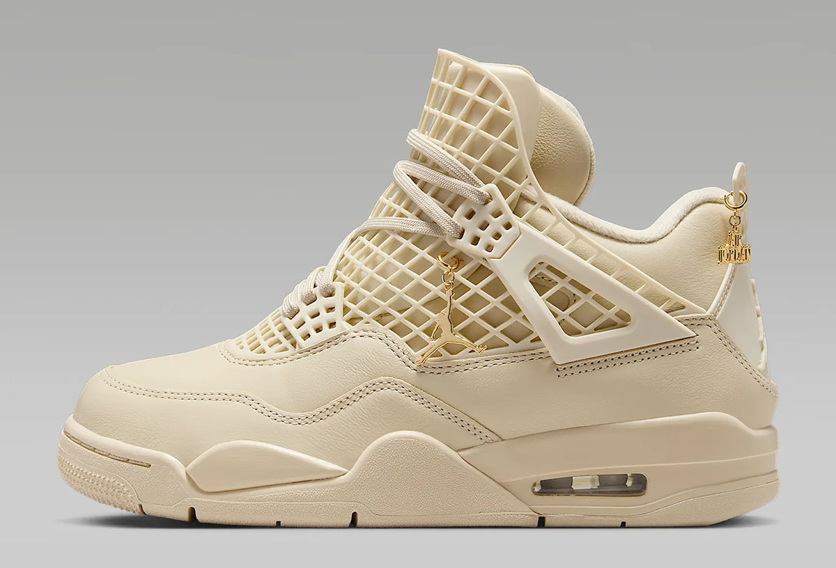 Air Jordan 4 Net Rattan Womens Sneakers and Clothing