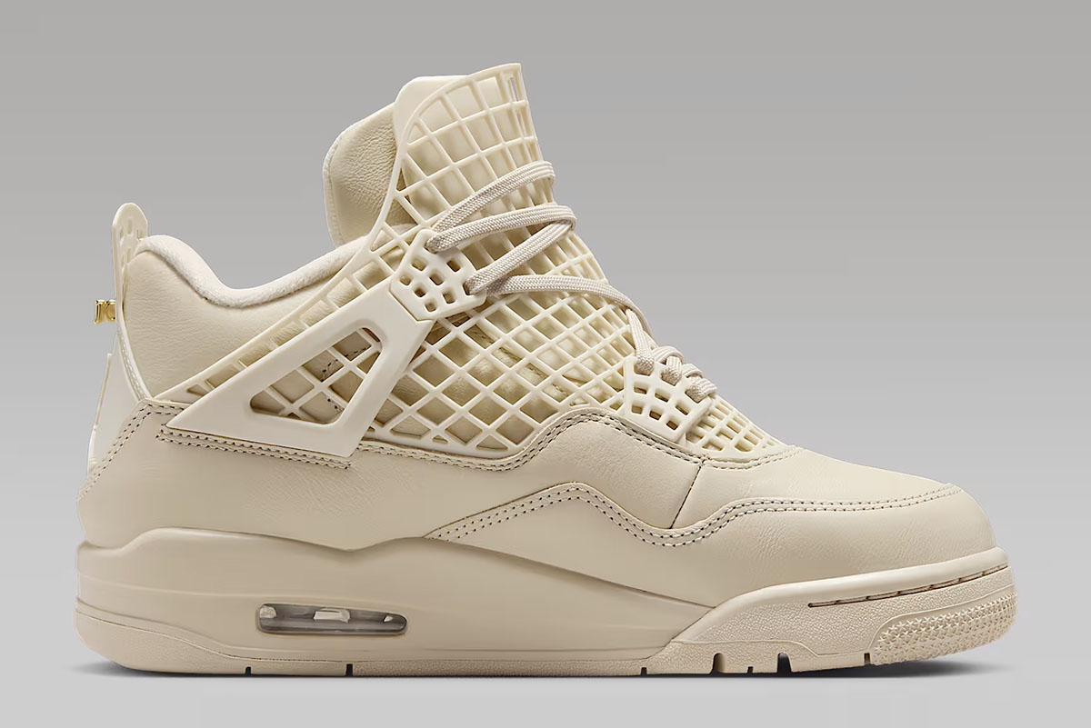 Air Jordan 4 Net Rattan Womens Sneakers and Clothing