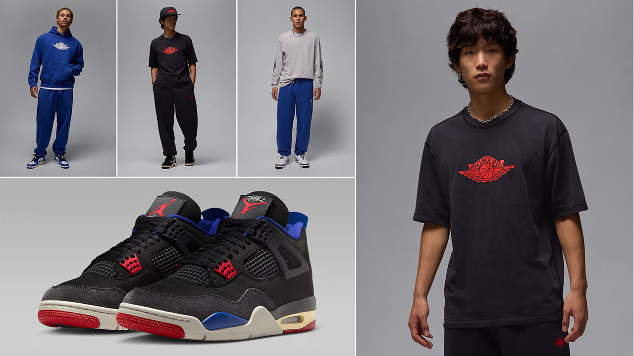 Air Jordan 4 Rare Air Outfits Shirts Hats Clothing to Match