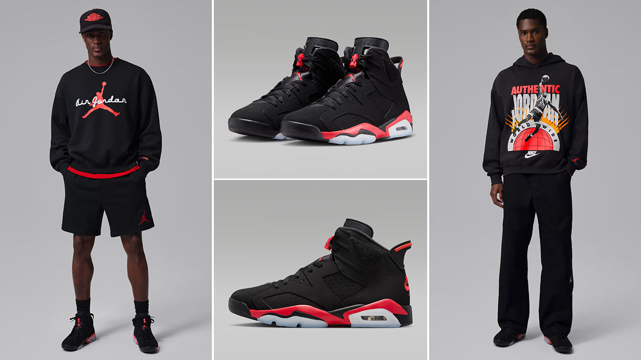 Air Jordan 6 Reverse Infrared Salesman 2026 Clothing Outfits