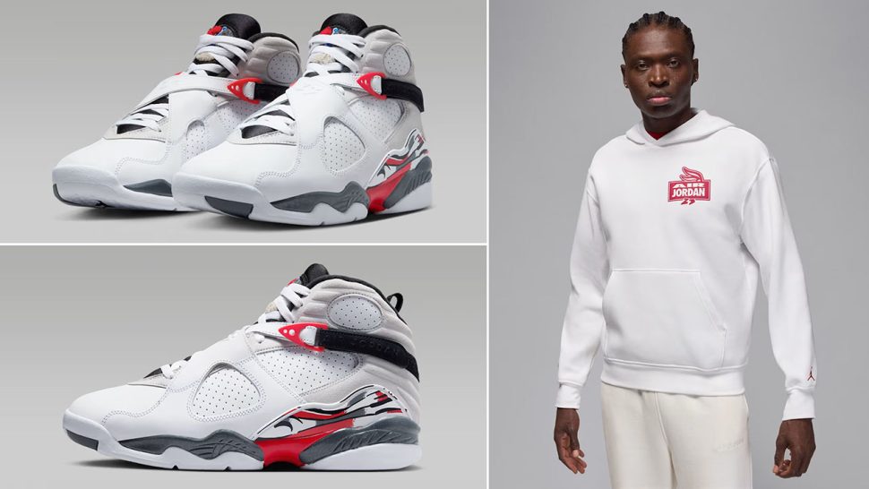 Air Jordan 8 Bugs Bunny 2025 Shoes and Hoodie Outfit