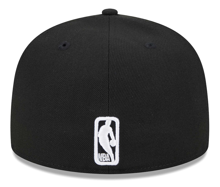 New Era NBA Evergreen Black and White 59FIFTY Fitted Hats