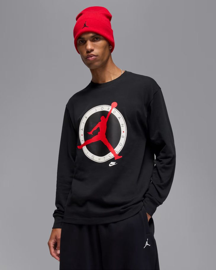 Air Jordan 4 Flight Club Mens Long Sleeve T Shirt