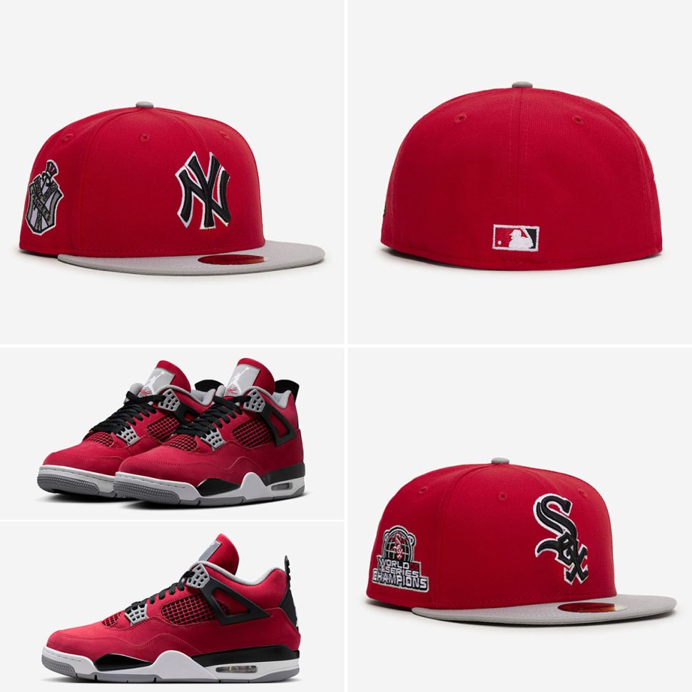 Air Jordan 4 Toro Bravo 2026 New Era Fitted Hats to Match