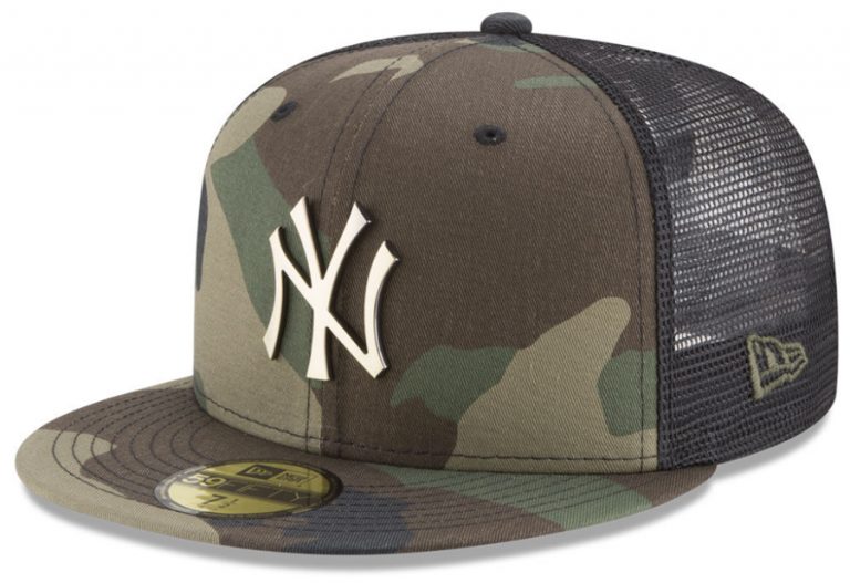 New Era MLB Camo Mesh Back 59FIFTY Caps | SportFits.com