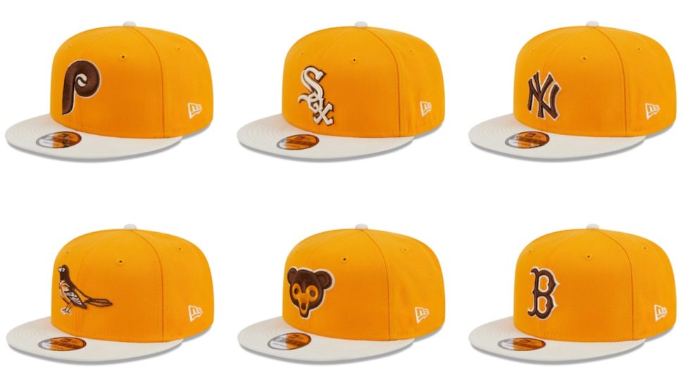 New Era MLB Tiramisu Gold 9FIFTY Snapback Hats