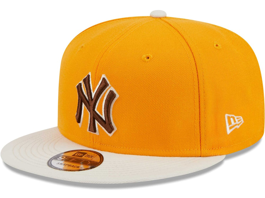 New Era MLB Tiramisu Gold 9FIFTY Snapback Hats