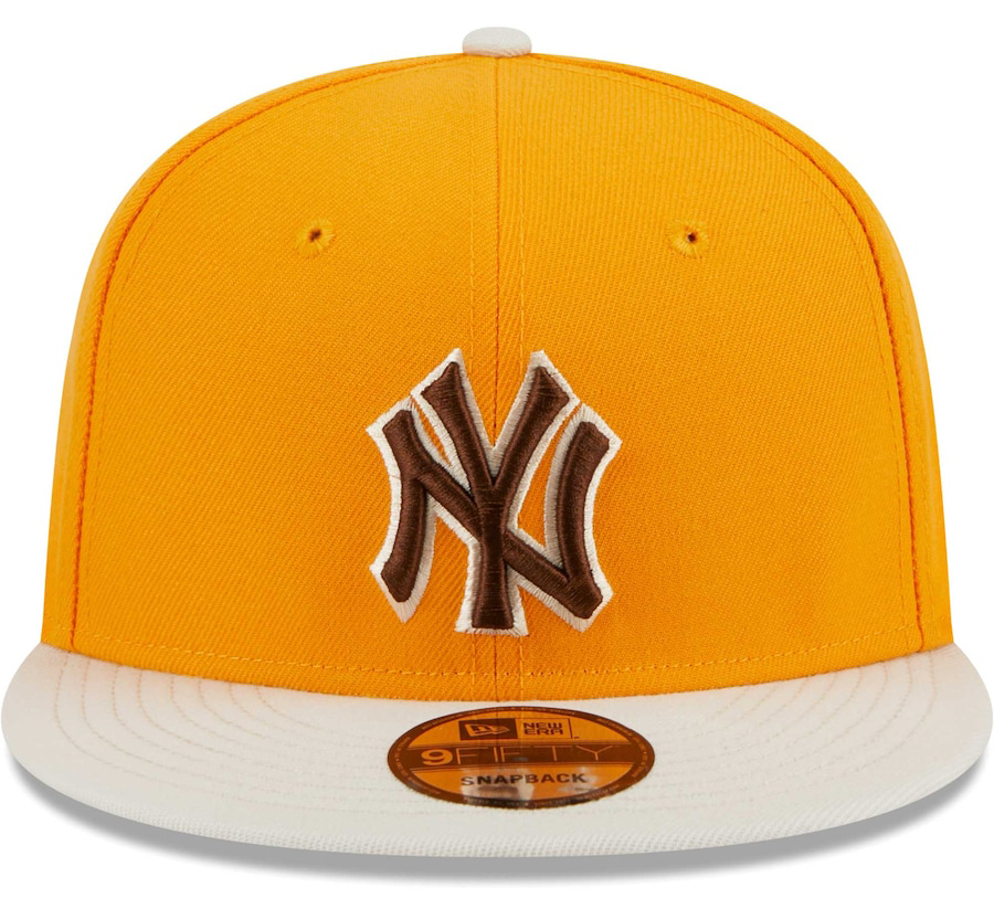 New Era MLB Tiramisu Gold 9FIFTY Snapback Hats
