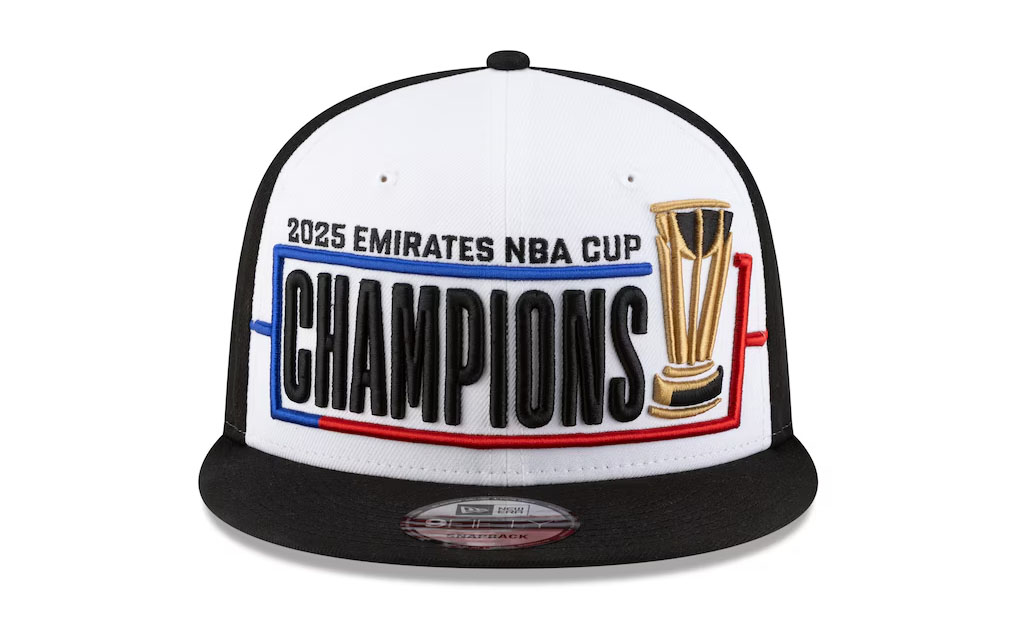New York Knicks 2025 NBA Cup Champions Shirts and Hat