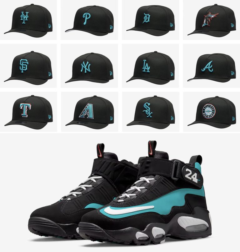 Nike Air Griffey Max 1 Freshwater 2025 New Era Snapback Hats