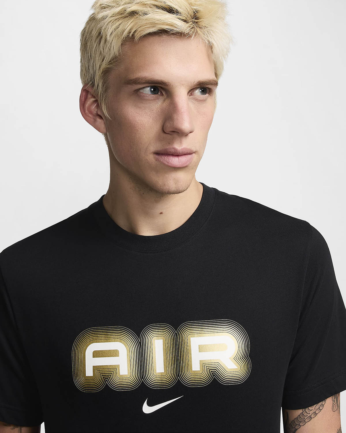 Nike Air Apparel Black White Gold Shirts Shorts Jacket Pants