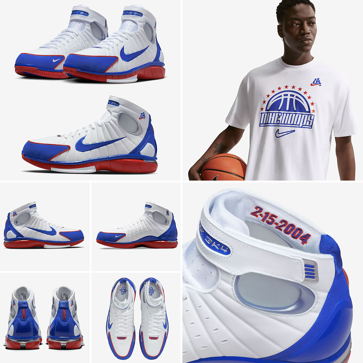 Nike Air Zoom Huarache 2K4 All Star 2026 Sneakers and Shirt