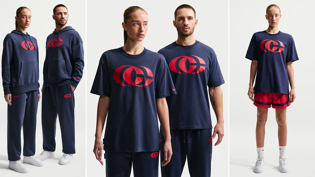 Nike Caitlin Clark Apparel Shirt Hoodie Shorts Pants Navy Red